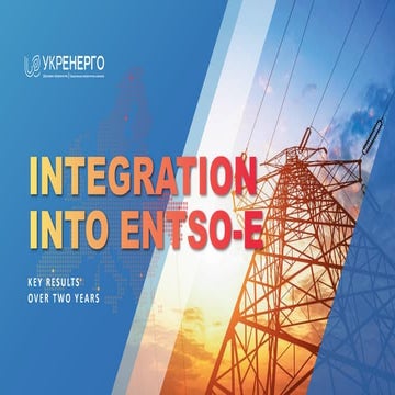 Integration into ENTSO-E. Key results over two years | PDF