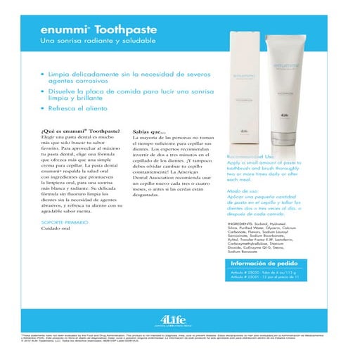 Enummi Crema Dental | PDF