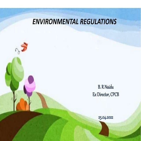 Environmental Legislation | PPTX