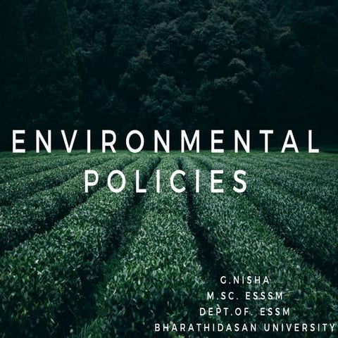 Environmental Policy | PPT