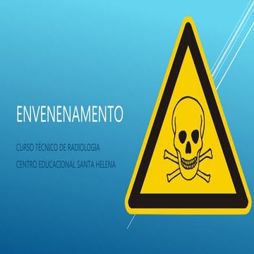 Envenenamento slides | PPTX