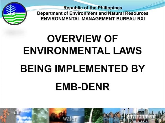 Environmental Laws PD 1586 | PDF