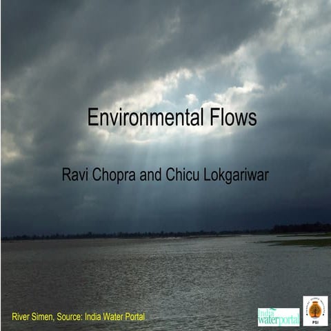 Envionmental flows of rivers | PPT