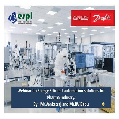 Energy Efficient automation solutions for Pharma Industry | PDF