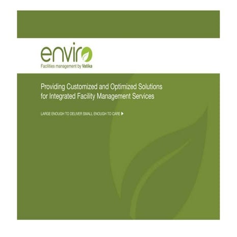 Enviro-Facilities Management by Vatika | PPT