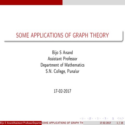 Applications of Graph Theory | PDF