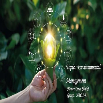 Environmental management | PPTX