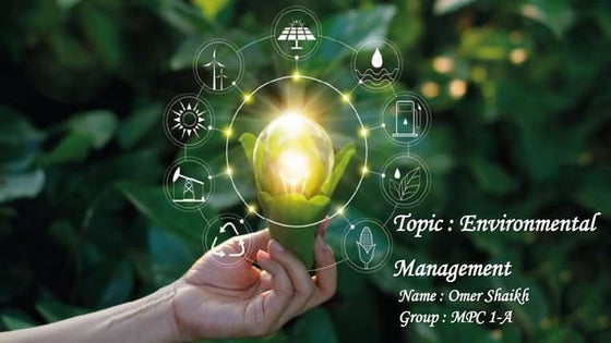 Environmental Management | PPTX | Environmental Services Industry ...