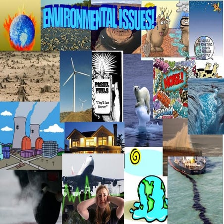 Enviromental issues moodboard | PPT