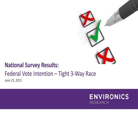 Environics Research State of Play Ontario Poll | PPTX
