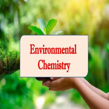 Environmenal Chemistry question presentation | PPTX