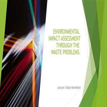 Environmenal impact assessment through the waste.pptx