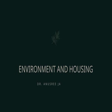 environment And housing community medicine.pptx