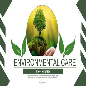 Environment-care-Template presentacion pl@ntilla.pptx