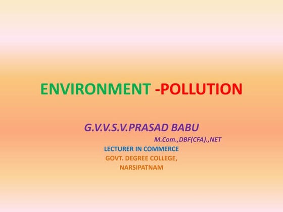 Business environment | PPT