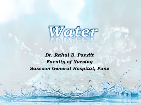 Water | PPT