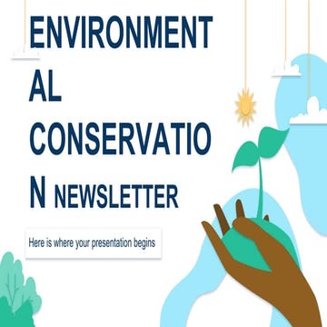 environmental conservation newsletter | PPTX | Events