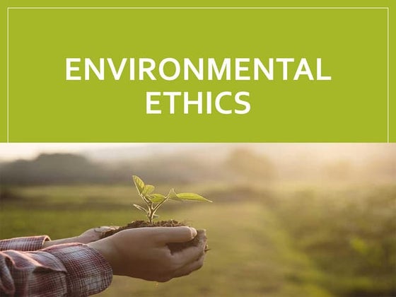 1 Environmental Ethics | PDF