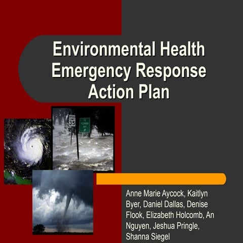 Environmental Health Project | PPT
