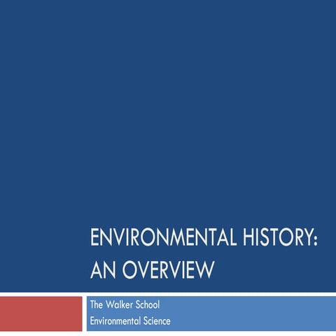 Environmental History | PDF