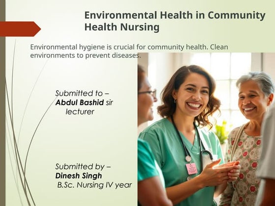 Environmental sanitation | PPTX | Environmental Services Industry | Industries