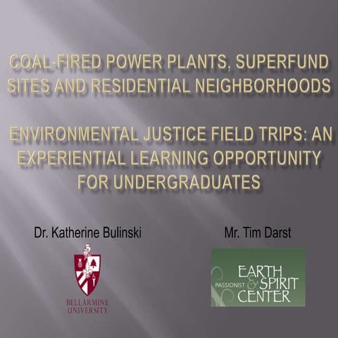Environmental Justice Tour | PPT