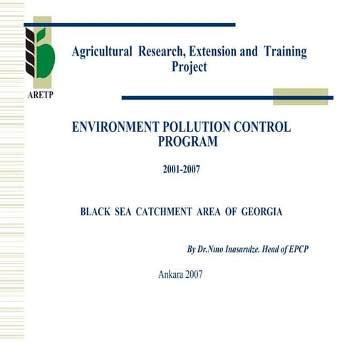 Environmental Pollution Control Program (Inasaridze) | PPT