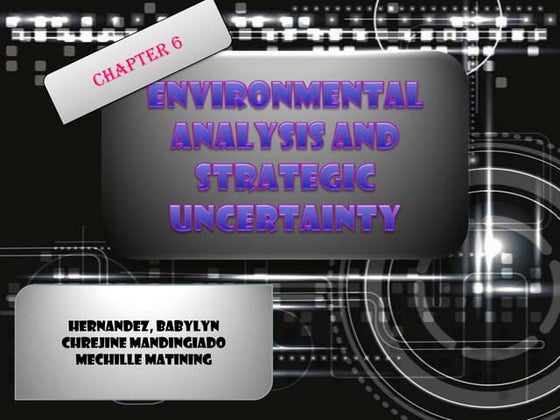 Environmental analysis | PPT