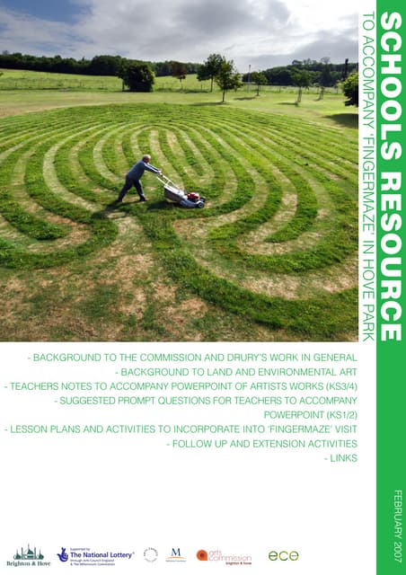 3 d andy goldsworthy environmental artist | PPT