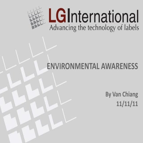 Environmental awareness | PPTX