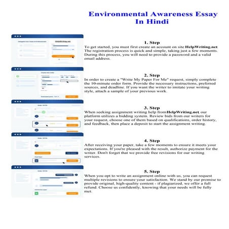 Environmental Awareness Essay In Hindi. Online assignment writing ...