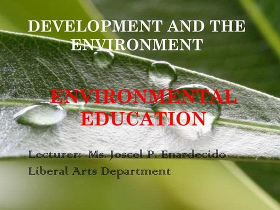 Our Environment | PPT