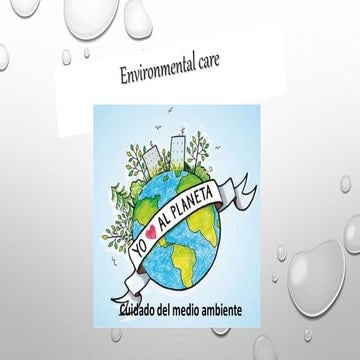 Environmental care | PPTX