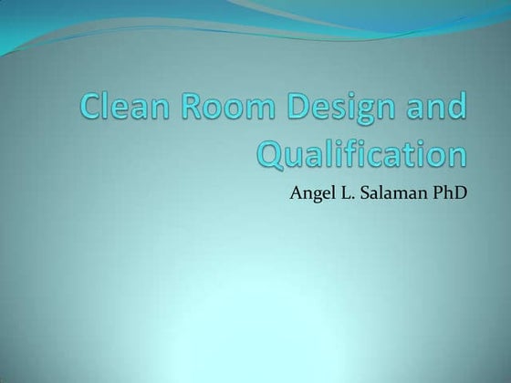 pharmaceutical clean room | PPTX