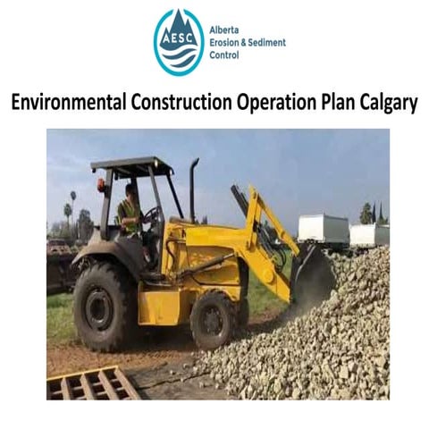 Environmental construction operation plan calgary | PPT