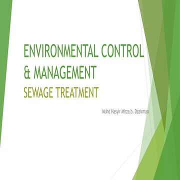 Environmental control & management | PPT