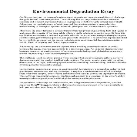 Environmental Degradation Essay.pdf