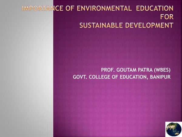 Essay On Environmental Education essay-on-environmental-education