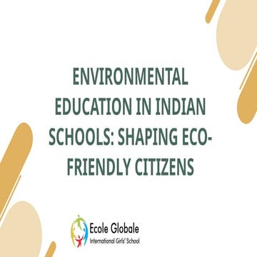 Environmental Education in Indian Schools Shaping Eco-Friendly Citizens ...