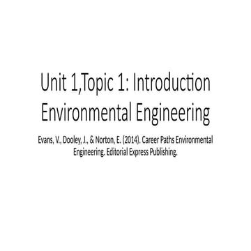 Environmental Engineering Pptx For Engineers Pptx