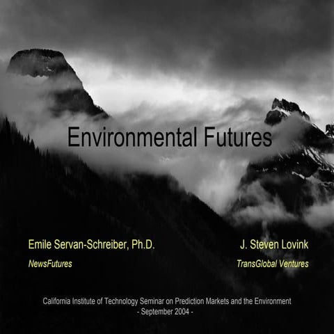 Environmental Futures | PPT