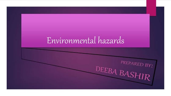 Occupational hazards: Meaning, Types and Prevention | PPT