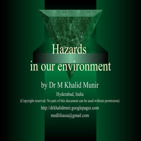Environmental hazards v2 | PPT