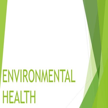 Environmental health | PPTX