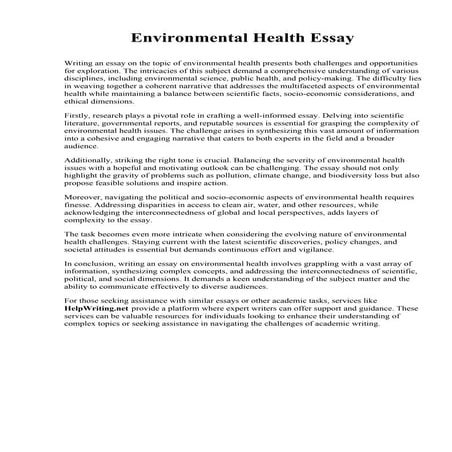 Environmental Health Essay.pdf