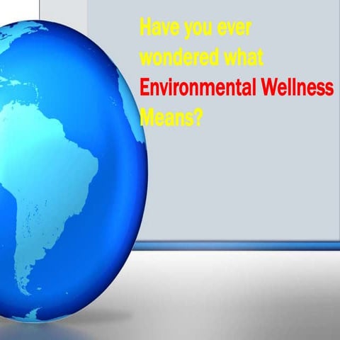 Environmental health unit 1 | PPTX