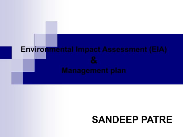Environmental Management Plan | PPTX