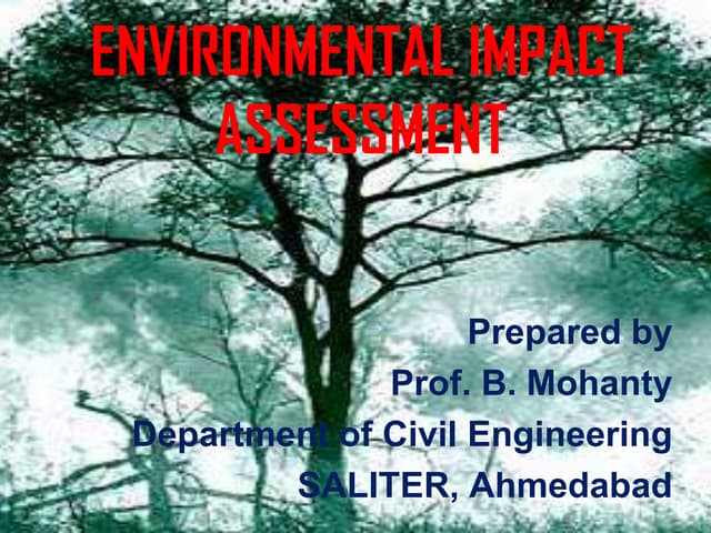 Environment impact assessment | PPTX