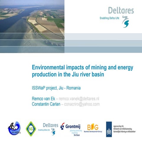 Environmental Impact mining Jiu Romania | PPT