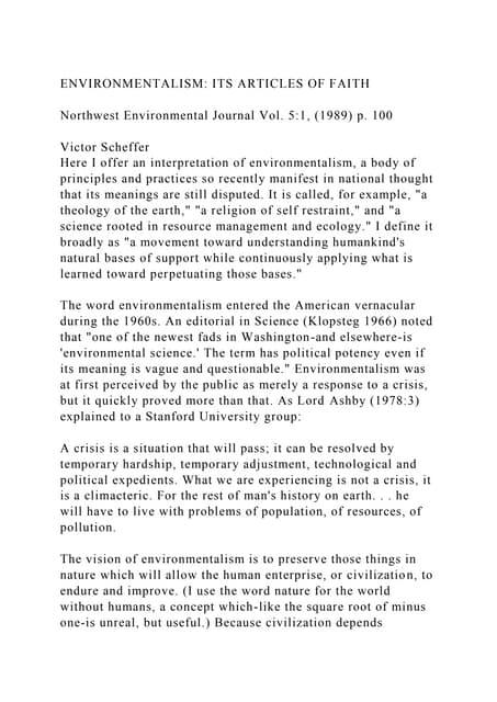 Environmental Awareness and Organizational Sustainability Ple.docx